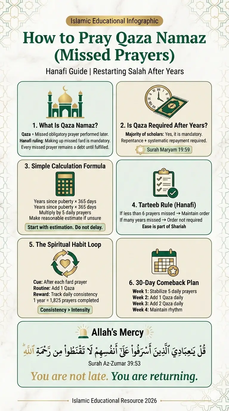 How To Pray Qaza Namaz (Missed Salah)? - CURRENT ISLAM